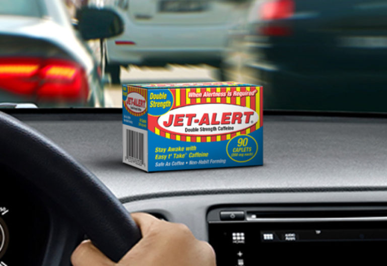 Regular Strength & Double Strength Caffeine Caplets | Jet-Alert