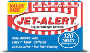 Regular Strength & Double Strength Caffeine Caplets | Jet-Alert